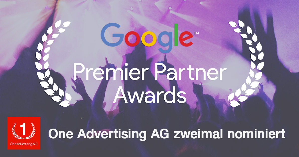 Google Premier Partner Awards 2016: 2-fache Nominierung