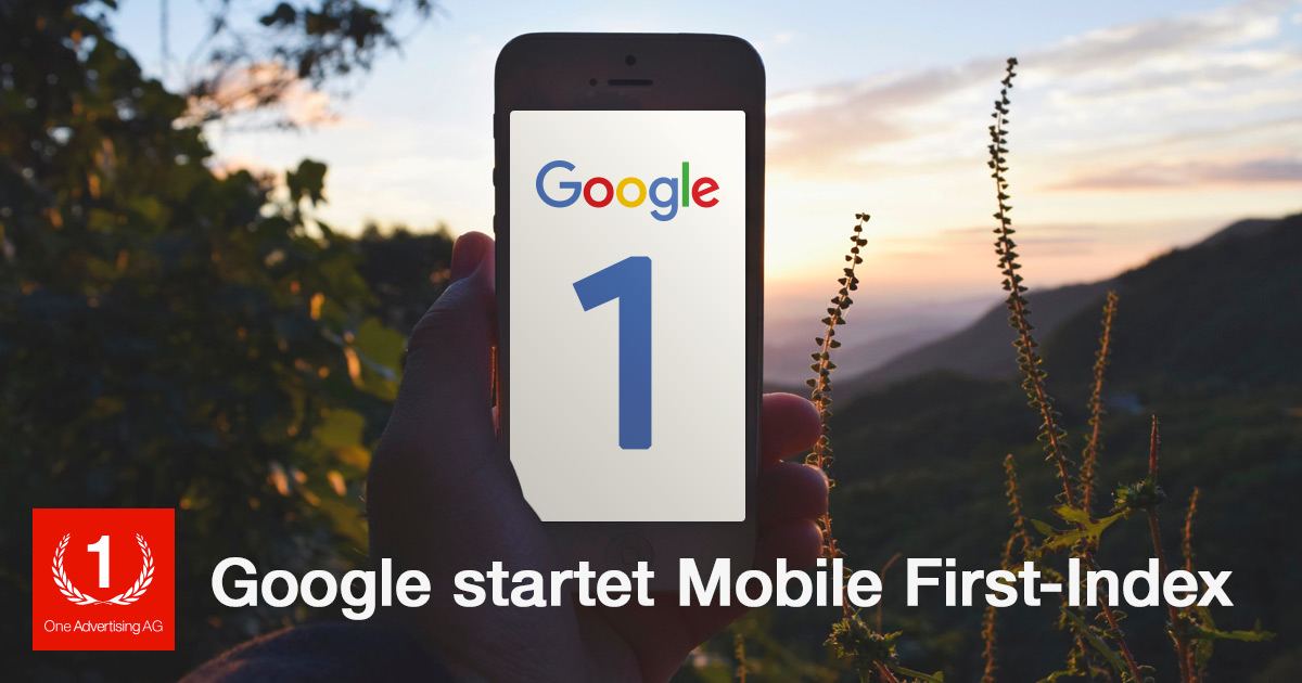 Google geht mit Mobile First-Index an den Start